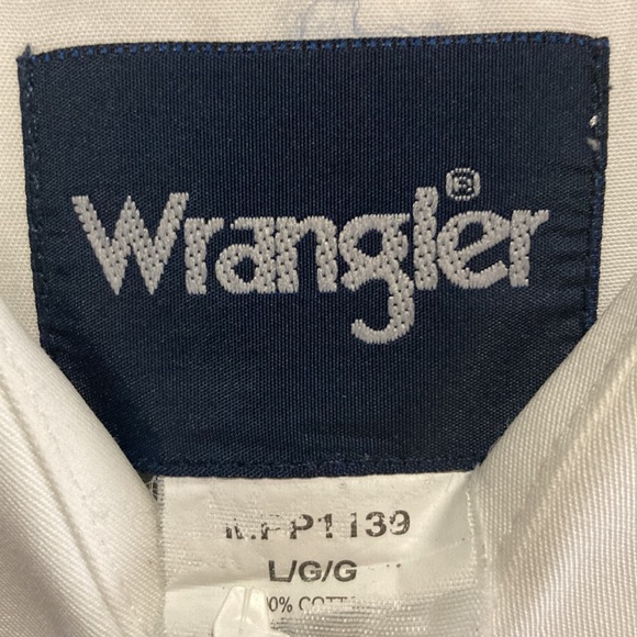 Wrangler | Shirts | Rare Wrangler Rodeo Worn Team Roping Contestant ...